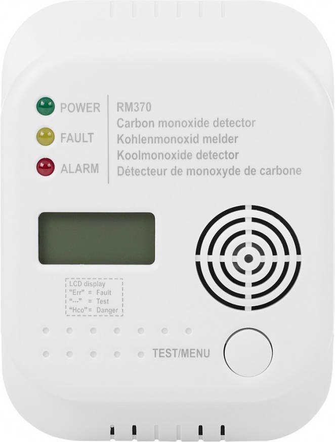 Smartwares RM370 Koolmonoxidemelder– 7 jarige sensor – Inclusief ...