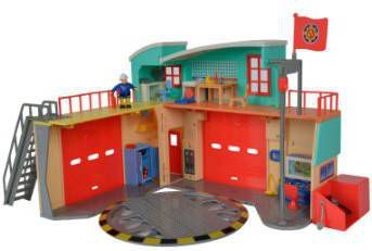 Simba Brandweerman Sam de nieuwe kazerne Kleurrijk - Woodywoodtoys.nl